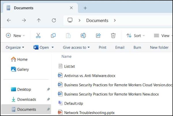 How To Print Or Export Folder Contents In Windows Without Using A 3rd