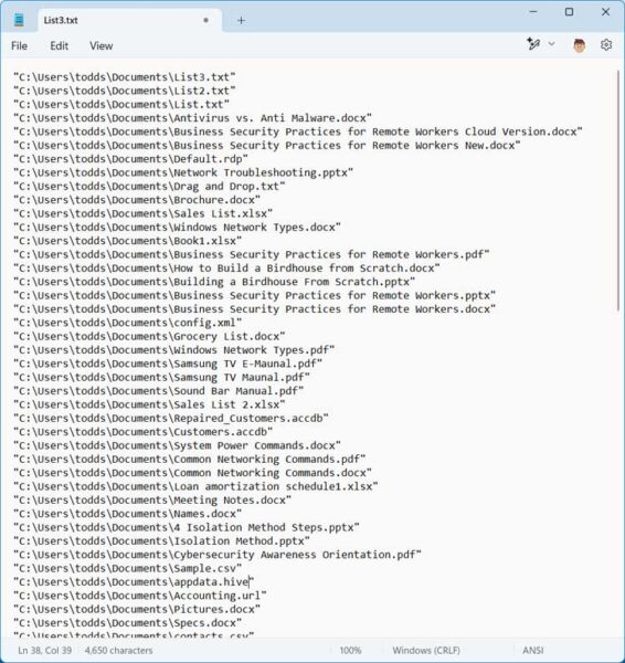 How to Print or Export Folder Contents in Windows without Using a 3rd ...