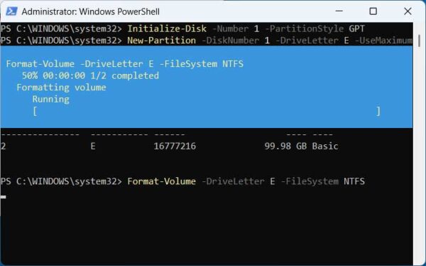 How to Wipe and Reconfigure a Hard Drive using PowerShell - Online Computer Tips