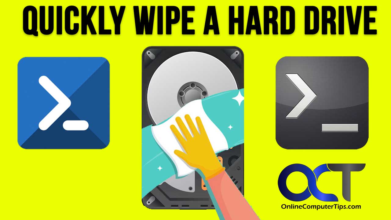 2 Methods to Quicky Wipe or Reconfigure Your Hard Drive - Online ...