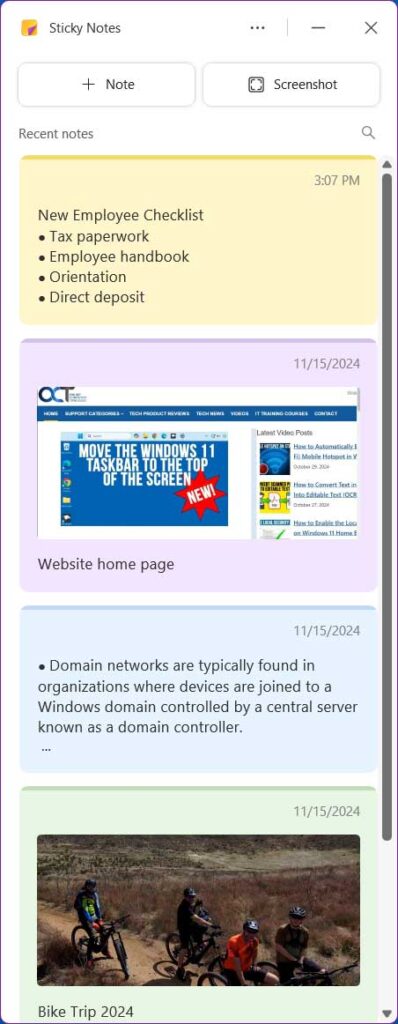 The New OneNote Windows Sticky Notes App - Online Computer Tips