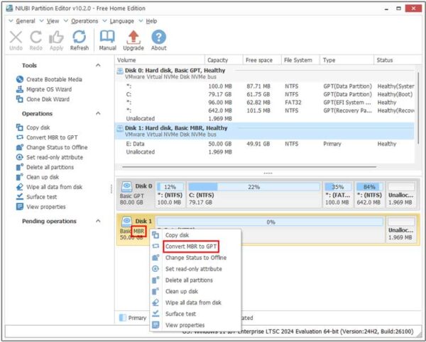 Convert your Windows or Other Drive from MBR to GPT Without Losing Data