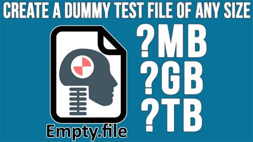 2 Ways To Create Dummy Test Files On Your Pc Online Computer Tips