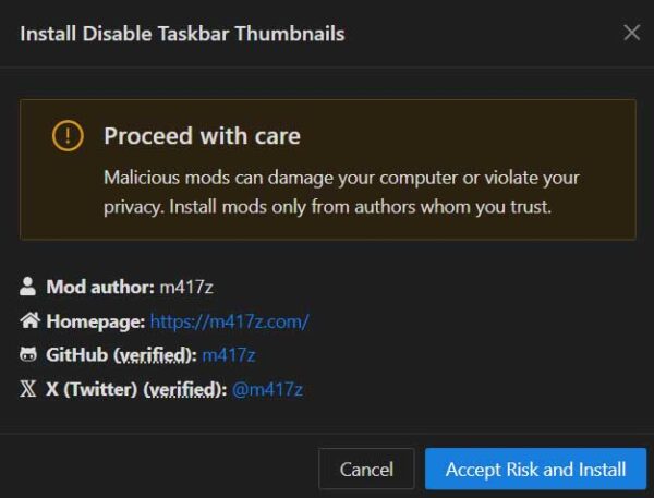 Change or Disable the Windows Taskbar App Thumbnail Hover Over Options