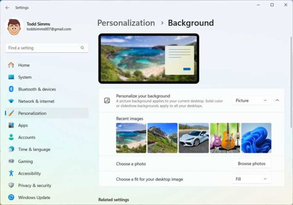 How to Remove or Delete your Windows Desktop Background Image History