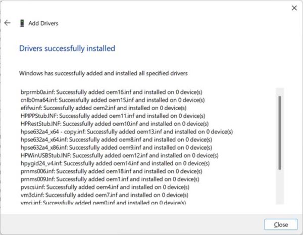 Export or Backup your Windows 3rd Party Drivers and Reinstall Them