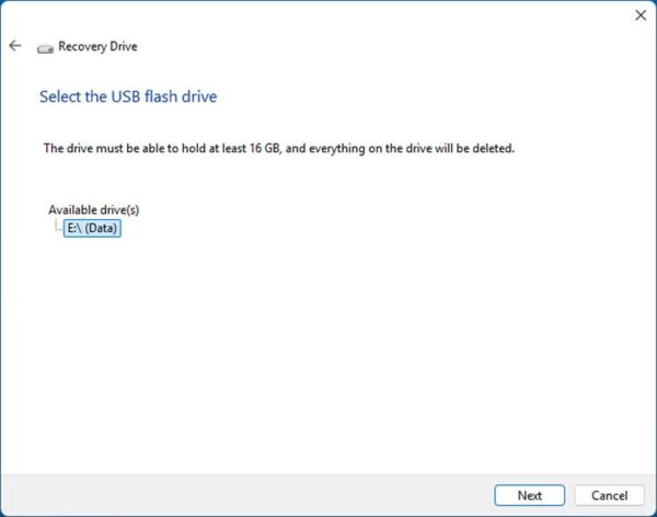 Reinstall Windows Using the Windows Recovery Drive Feature - Online ...