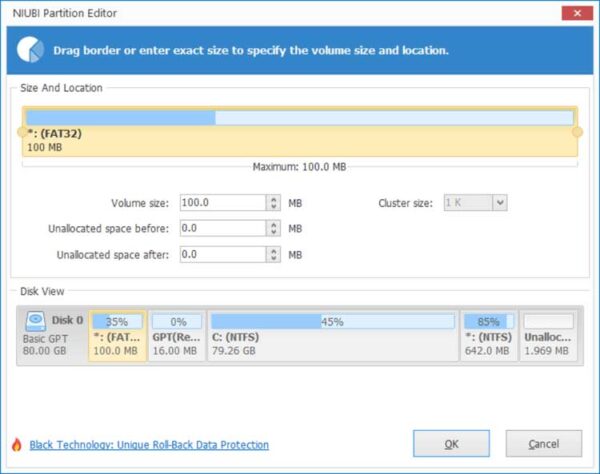 Free Up Space on a GPT Configured EFI System Partition to Upgrade Your PC