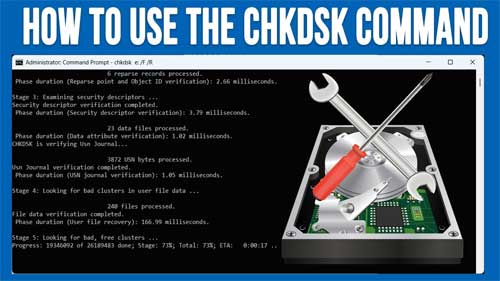 Using Check Disk Chkdsk In Windows To Fix Hard Drive Errors Online Computer Tips