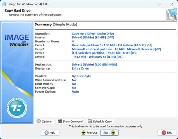 Clone Your Windows System Drive with TeraByte Image for Windows