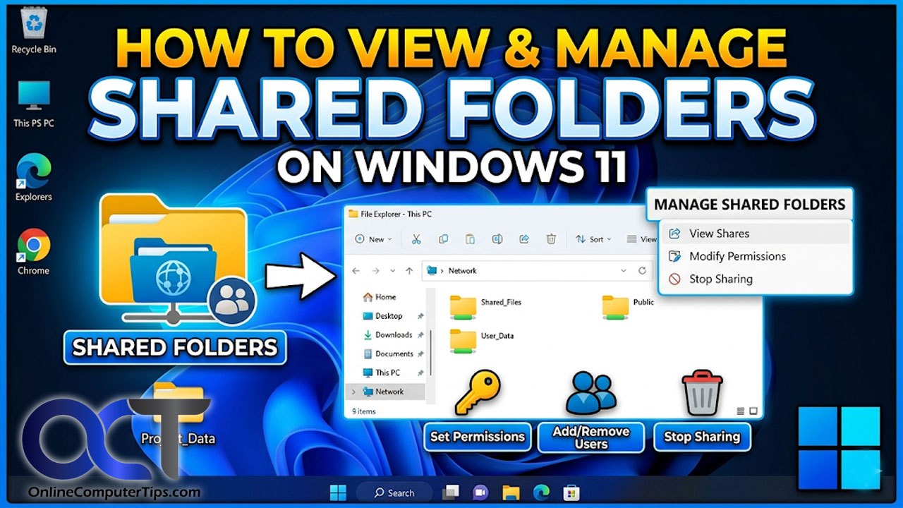How to View and Manage Shared Folders on your PC in Windows - Online ...