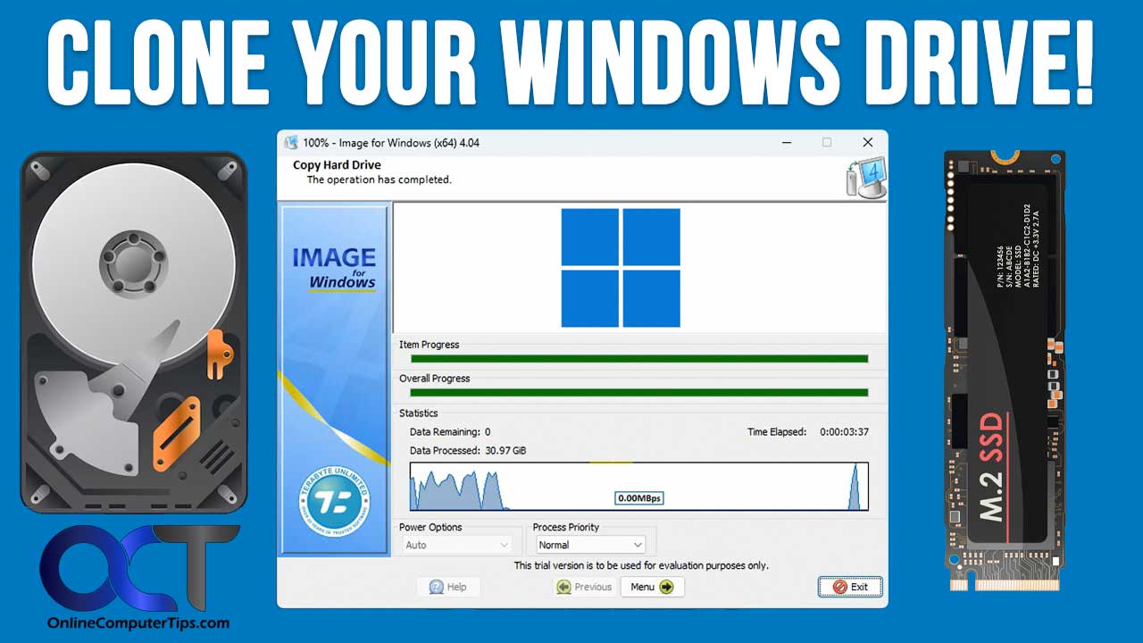 Clone Your Windows System Drive with TeraByte Image for Windows
