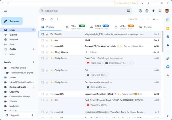 Meru - The Free Standalone Gmail Desktop Application - Online Computer Tips