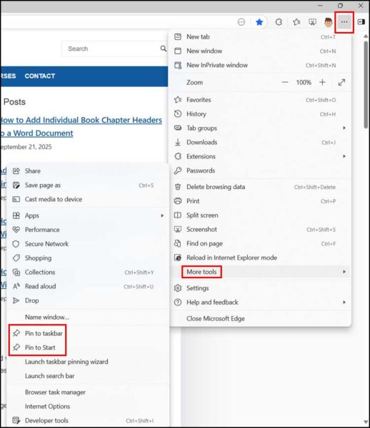 How to Create Shortcuts to Websites on Your Taskbar, Desktop or Start Menu