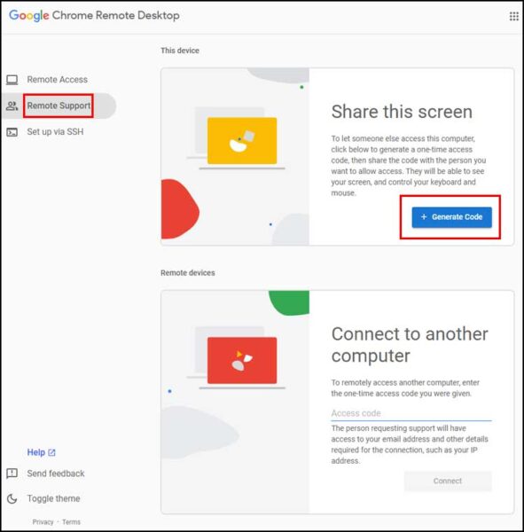 Configure Chrome Remote Desktop for Unattended Access and Remote Support
