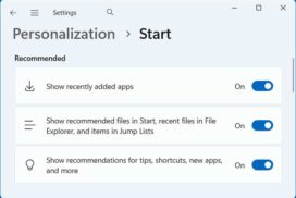 How to Disable the Recommended Section in the Windows 11 25H2 Start Menu