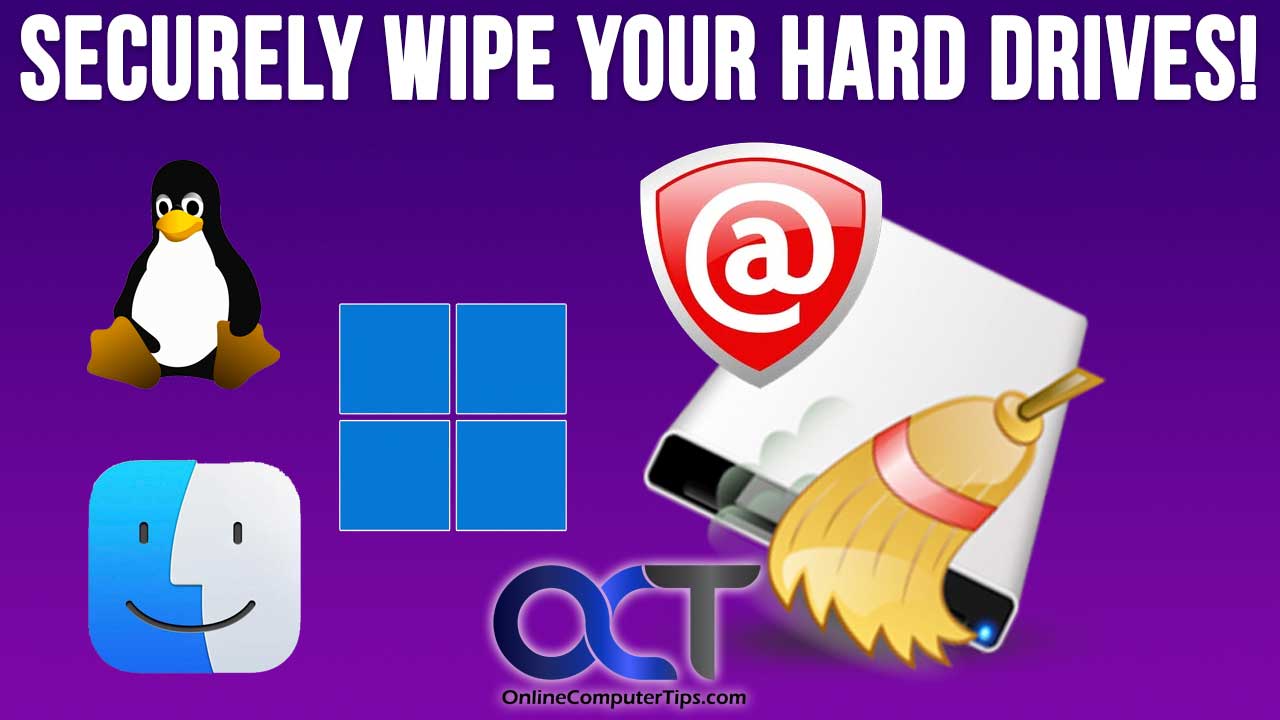 Wipe Free Space, Entire Drives & Operating System Drives - Online ...