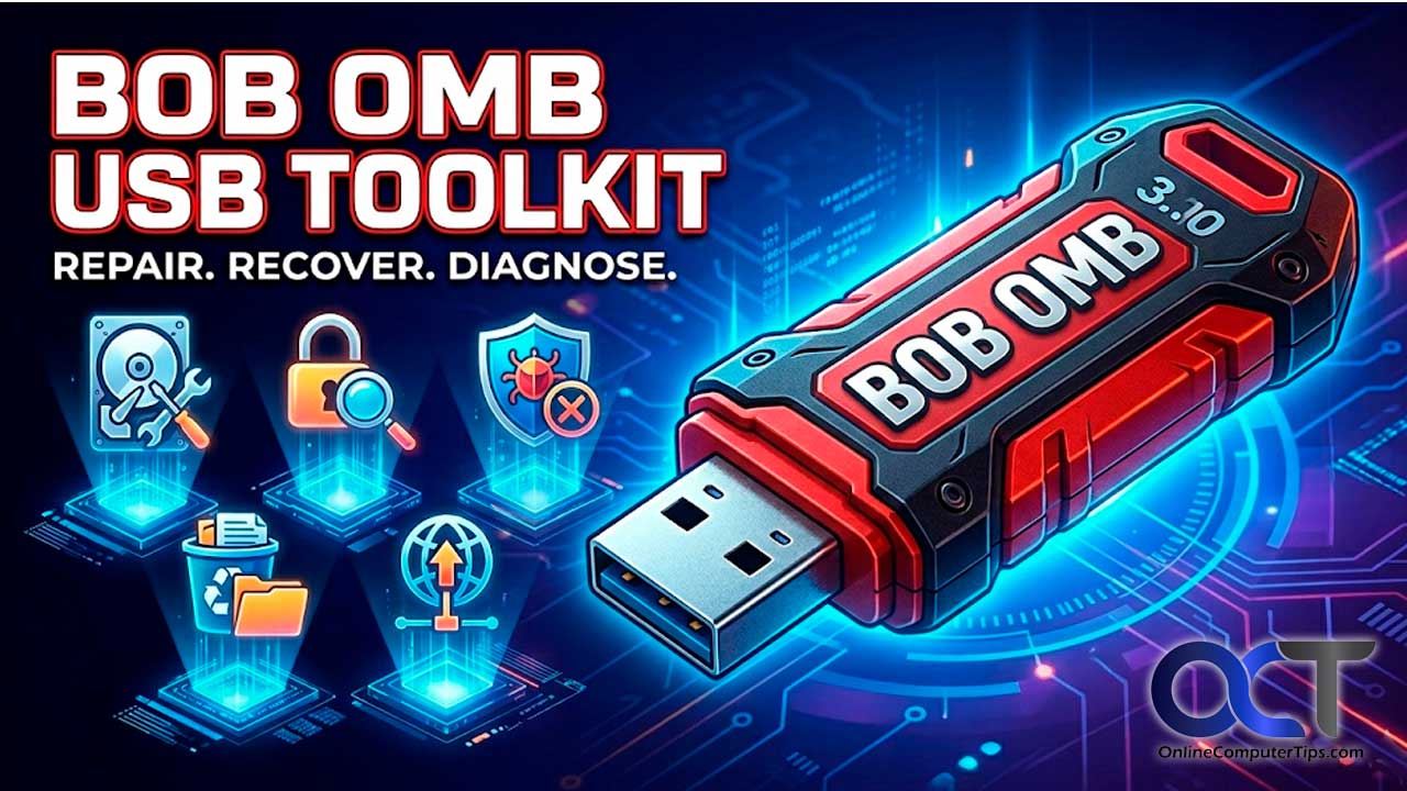 Repair and Recover Windows with Bob Omb’s Modified Win10PEx64 USB Toolkit