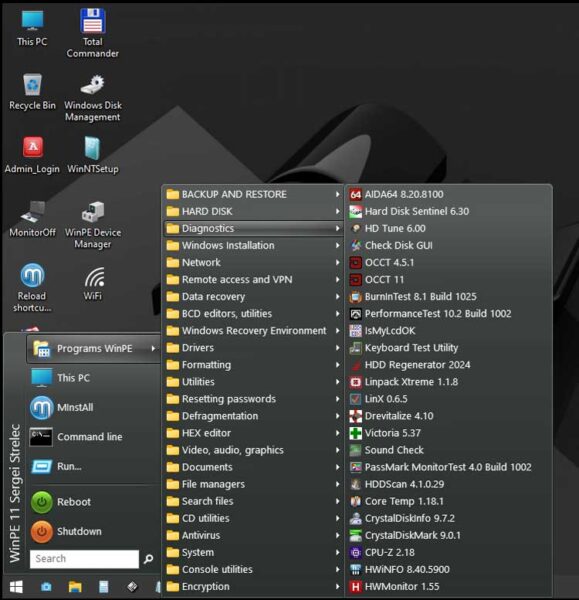 Sergei Strelec's WinPE: Download the Rescue USB Toolkit